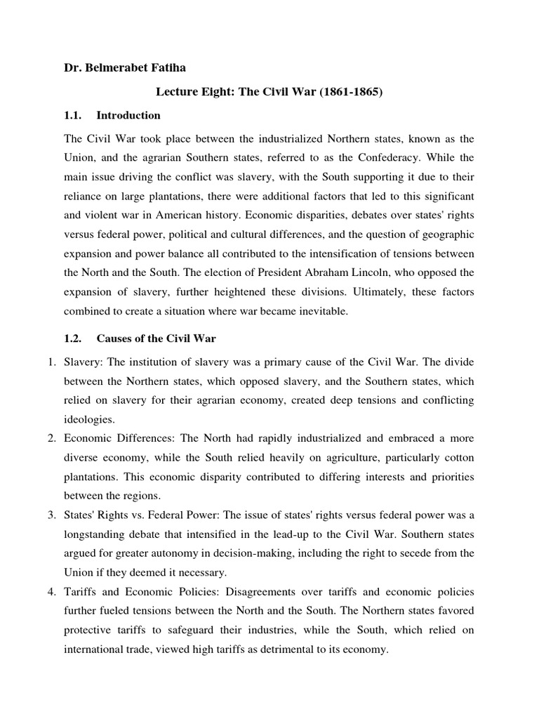 Civil War | PDF | American Civil War | Emancipation Proclamation