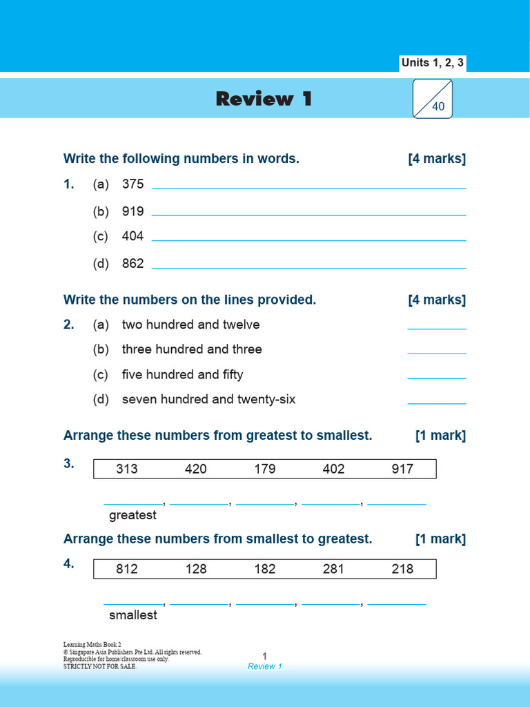Review 1 For U1 - 2 - 3 | PDF