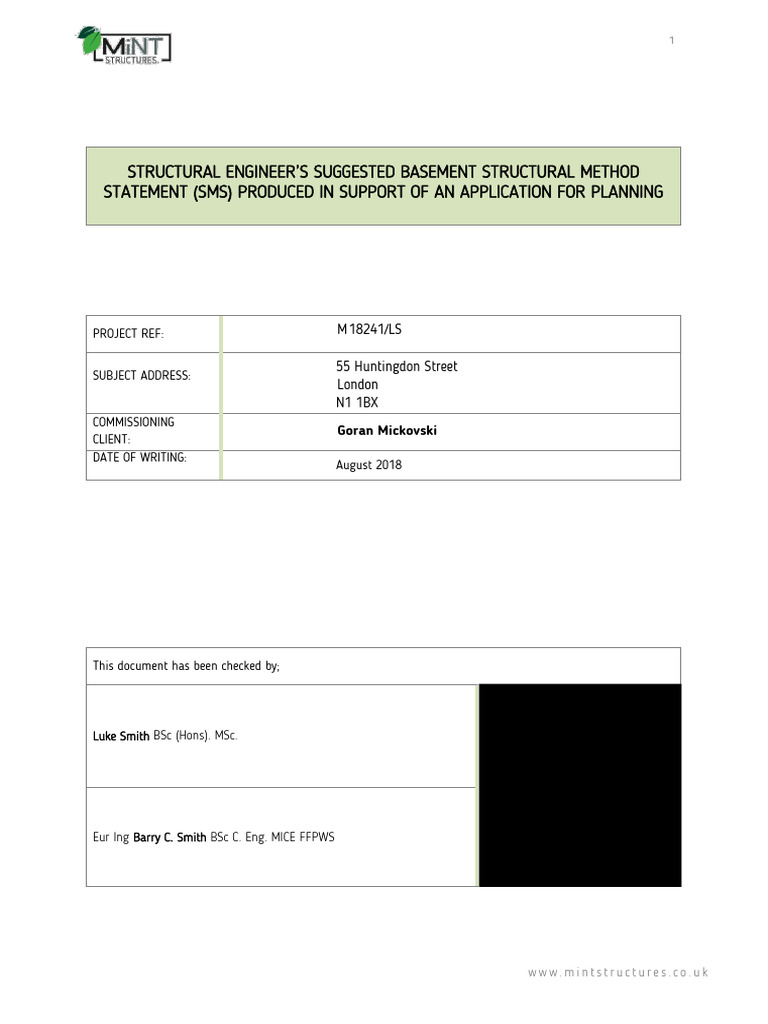Example structural calculation - foundation2 | PDF