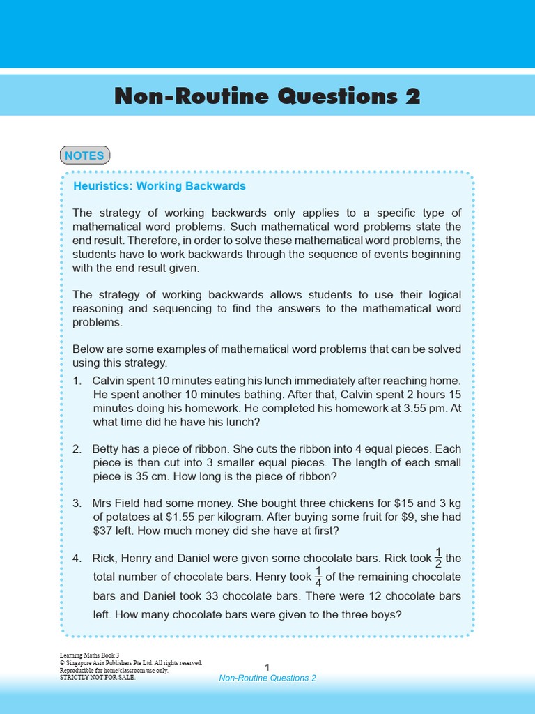 NonRoutineQn 2 - 1 | PDF