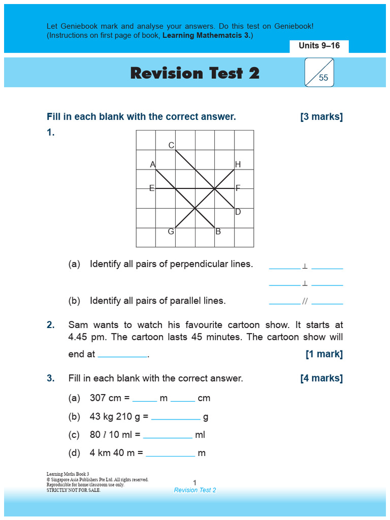 Revision Test 2 - 8 | PDF