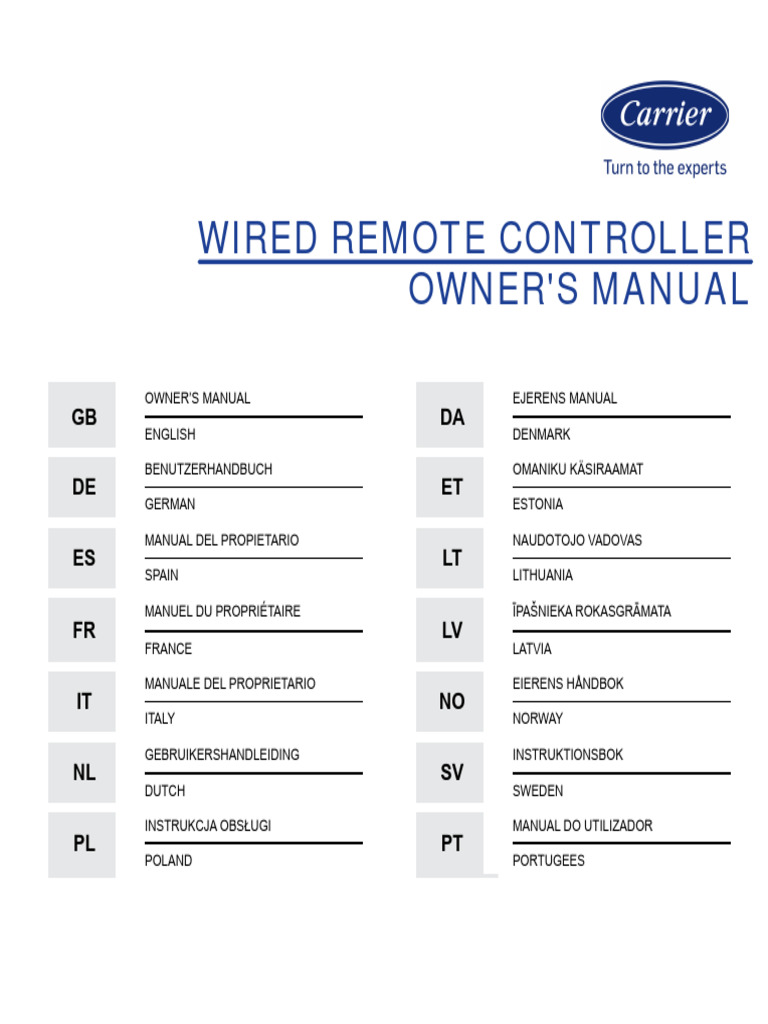 TELECOMMANDE FILAIRE IOM 042021 DX Control KJR-120X 14L | PDF ...