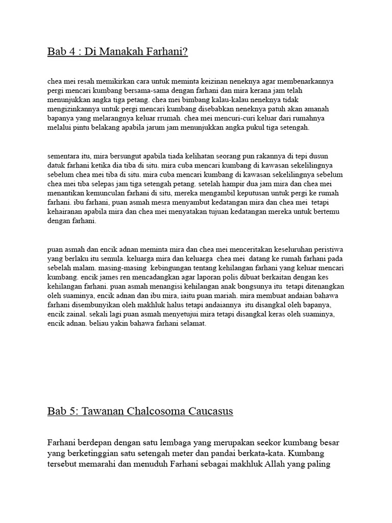 SAB Sinopsis BM | PDF