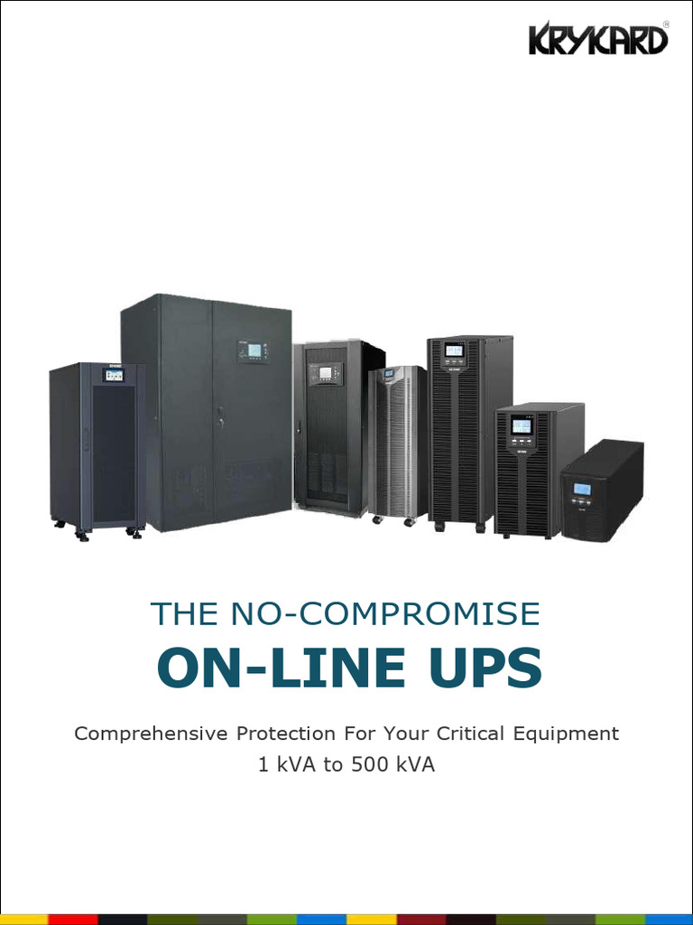Krykard On-Line UPS User Manual | PDF | Science & Mathematics