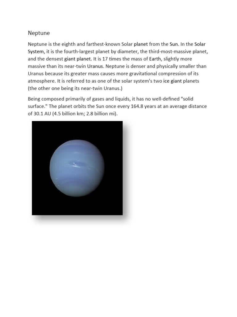 Neptune | PDF