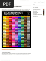 List of Colors (Compact) - Wikipedia, The Free Encyclopedia | PDF ...