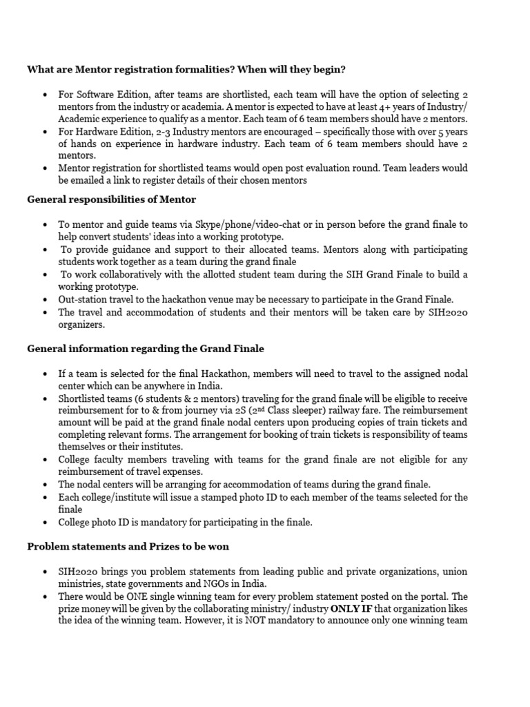 Internal Hackathon | PDF