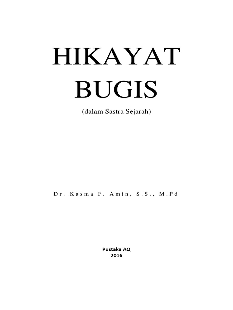 Buku Hikayat Bugis | PDF