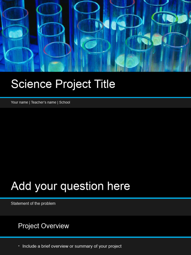 Science Project Guide Template | PDF | Teaching Methods & Materials ...