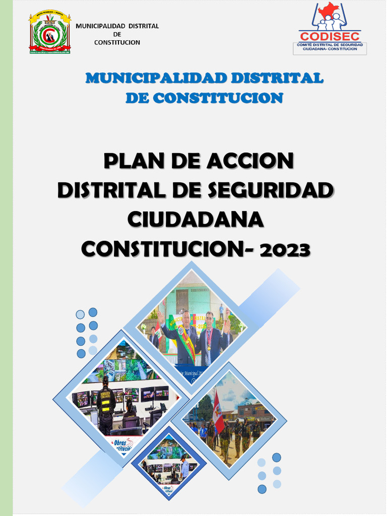 Plan de Codisec 2023 | PDF | Los bosques | Clima templado