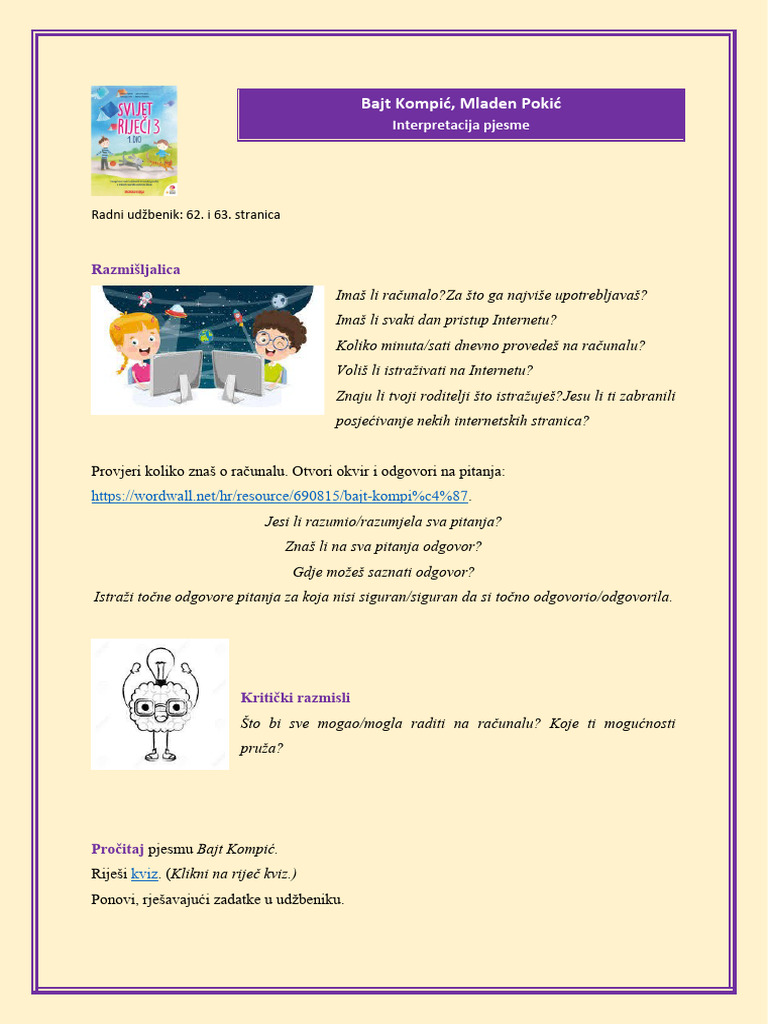 Bajt Kompić - Pjesma | PDF