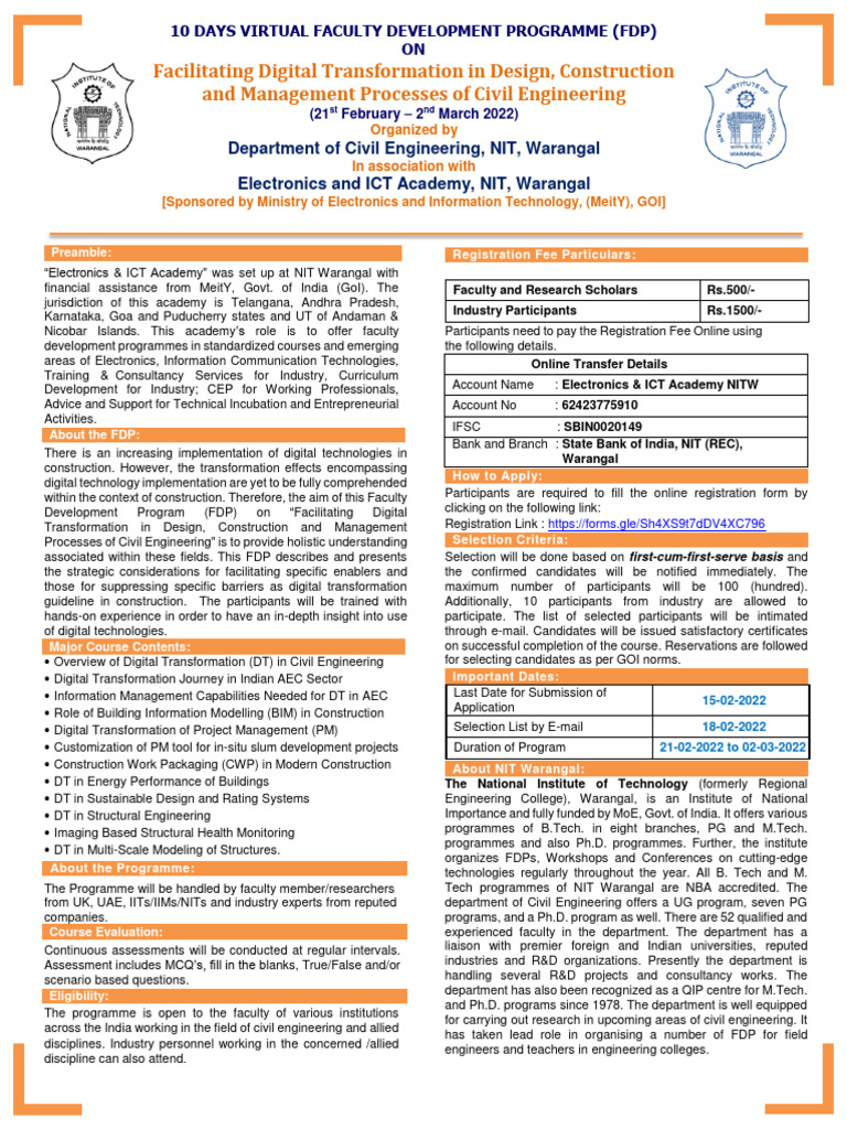FDP Brochure | PDF FDP Brochure | PDF
