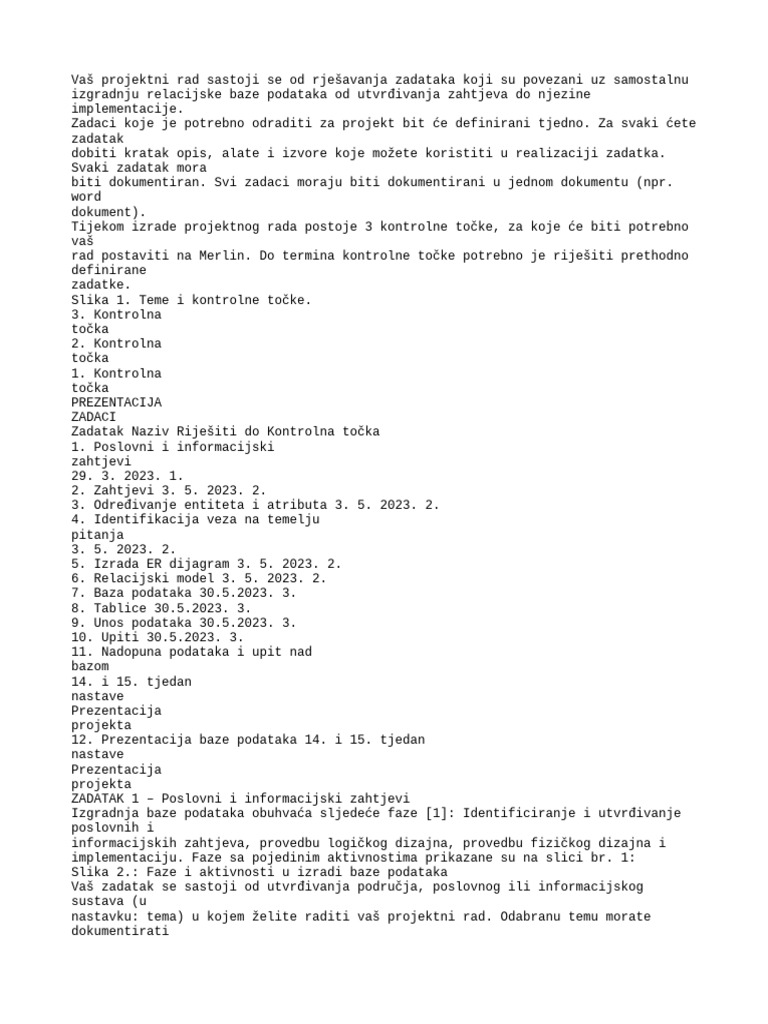 Chat GPT Baze Upit | PDF