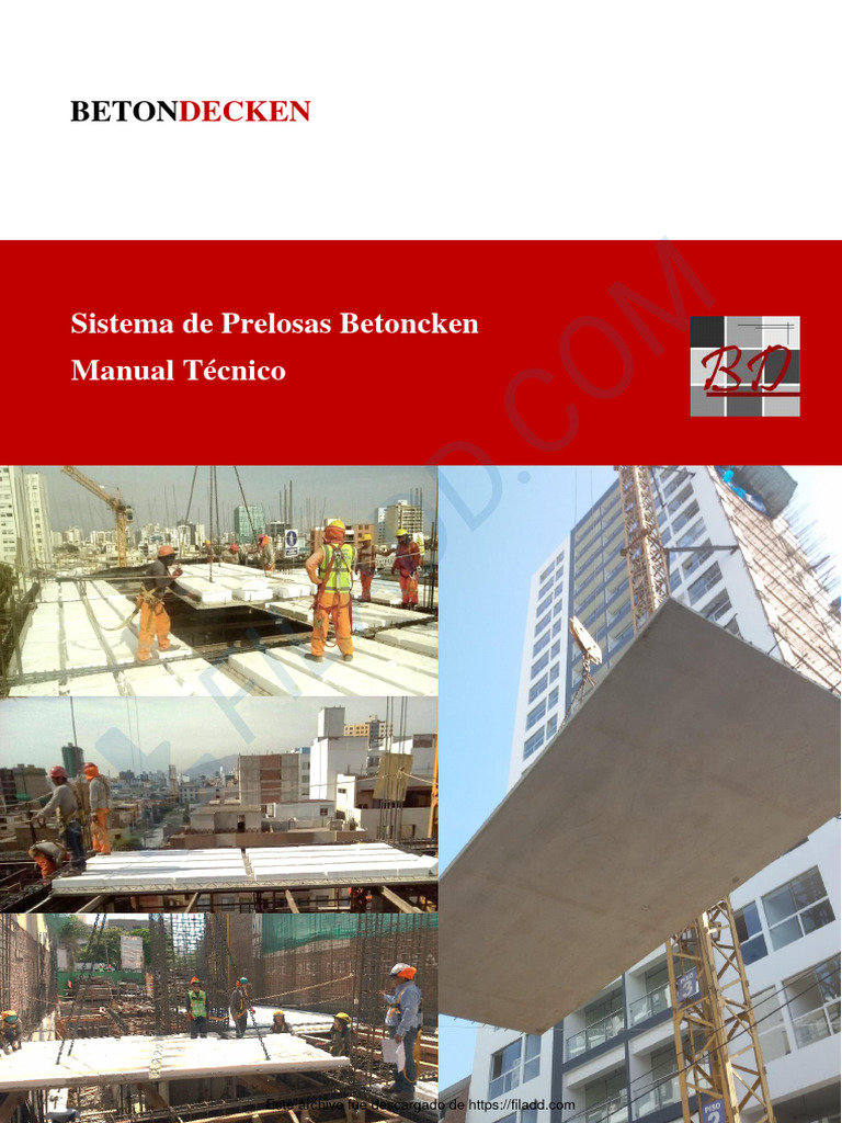 Sistema de Prelosas BETON DECKEN | PDF | Hormigón | Acero