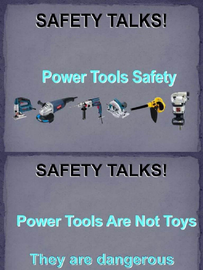 Safety Power Tools | PDF
