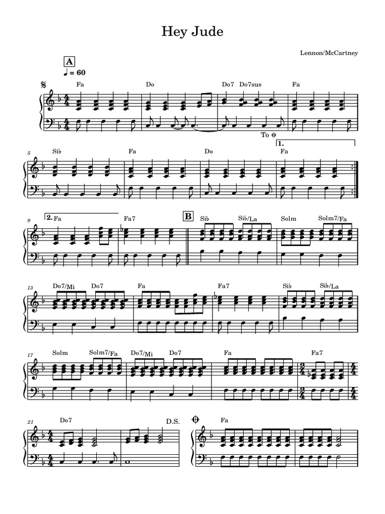 Hey Jude | PDF | The Beatles