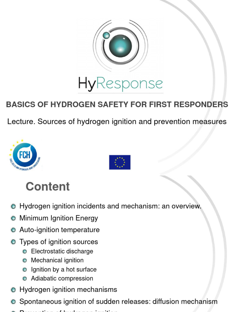 Sources of Hydrogen Ignition Slides | PDF