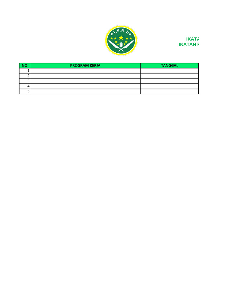Laporan Proker - IPNU IPPNU Panerusan | PDF