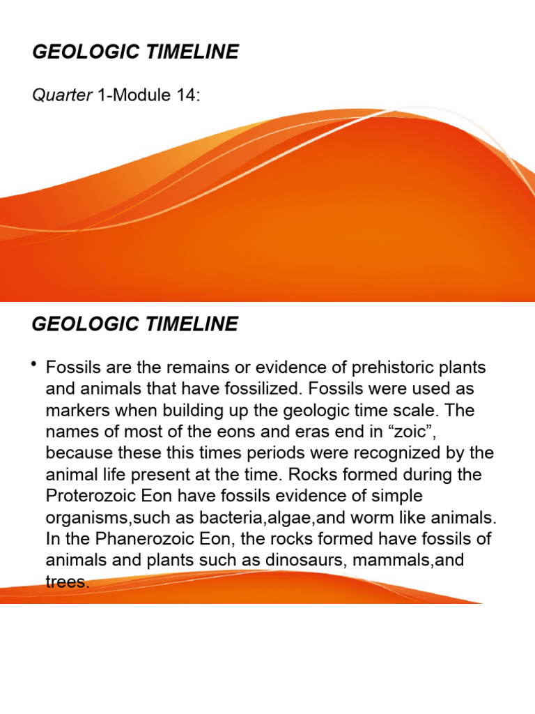 Geologic Timeline | PDF