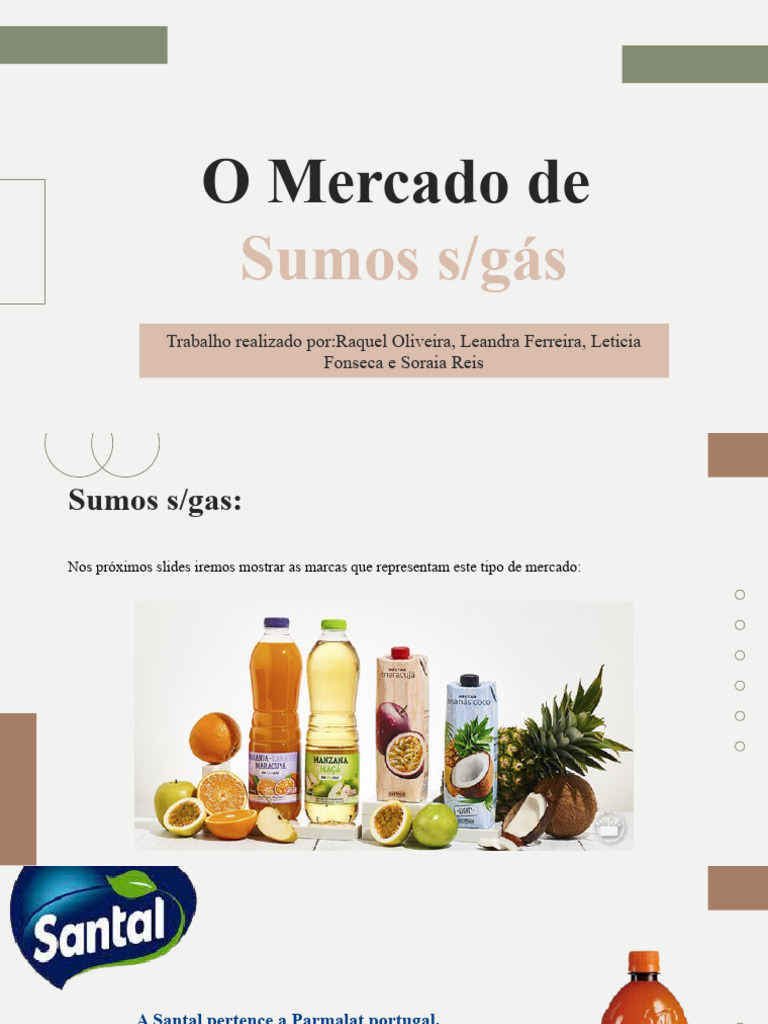 Marcas de Sumo sem Gás em Portugal | PDF | Marca | Portugal