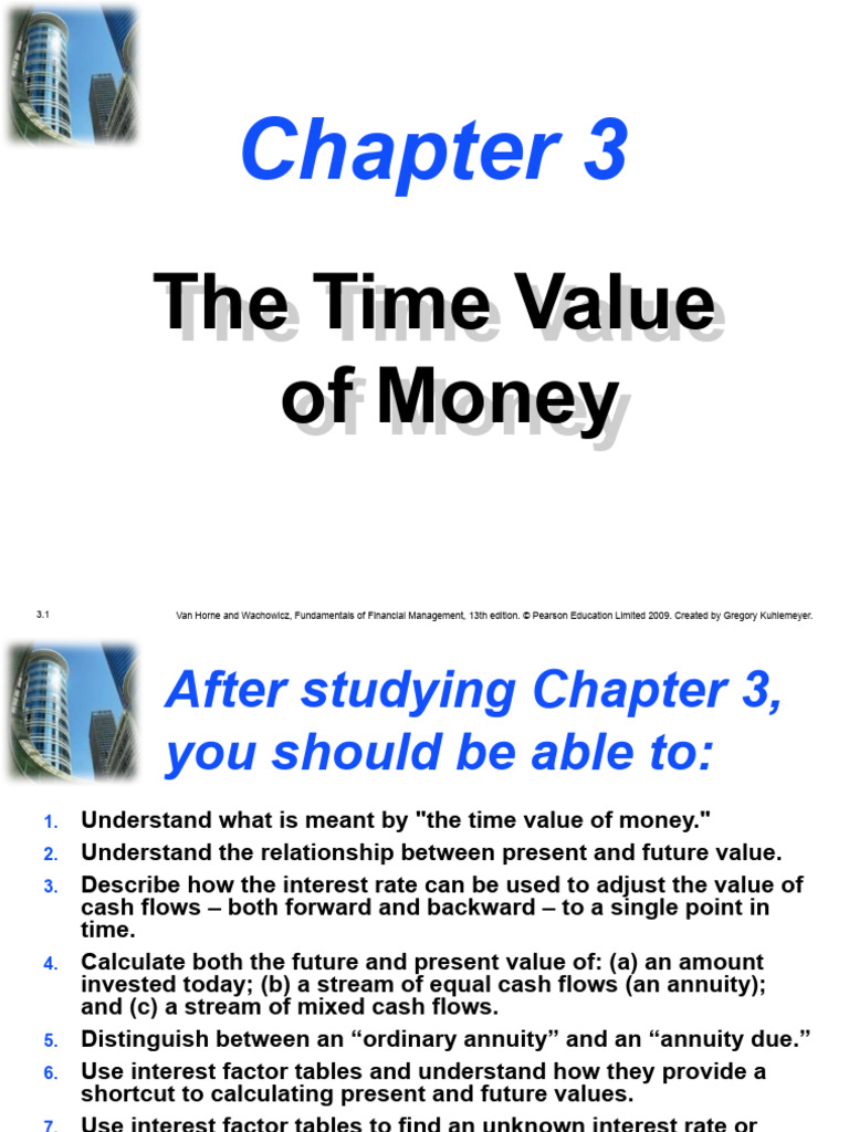 Time Value of Money | PDF | Interest | Present Value