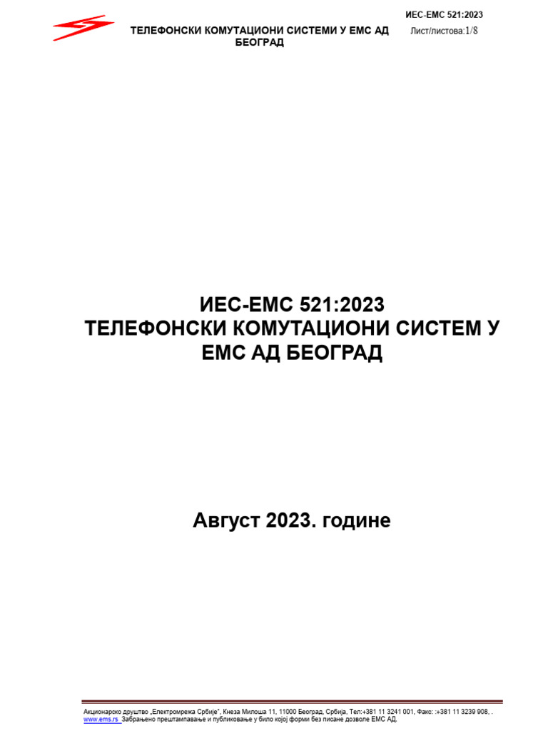 IES-EMS 521 2023 Fin 202308211238 | PDF
