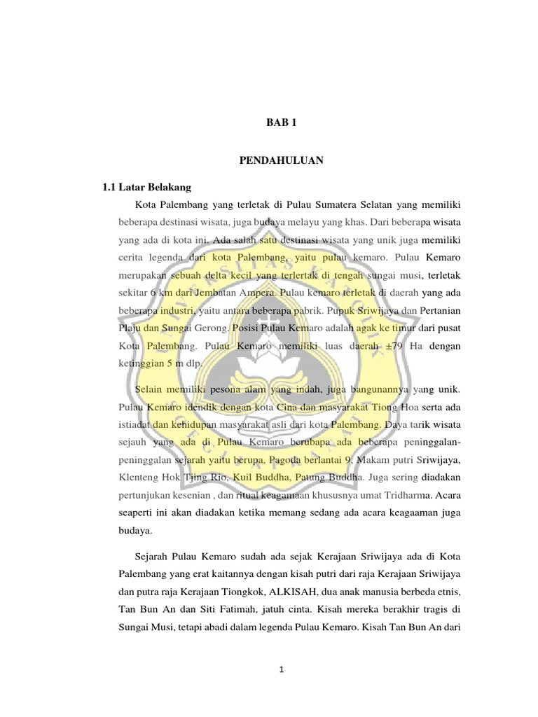 Legenda Pulau Kemaro | PDF