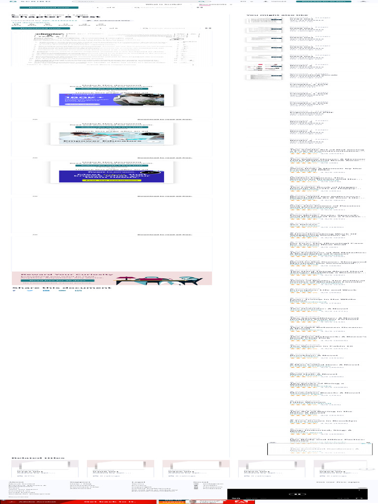 Chapter 8 Test PDF | PDF