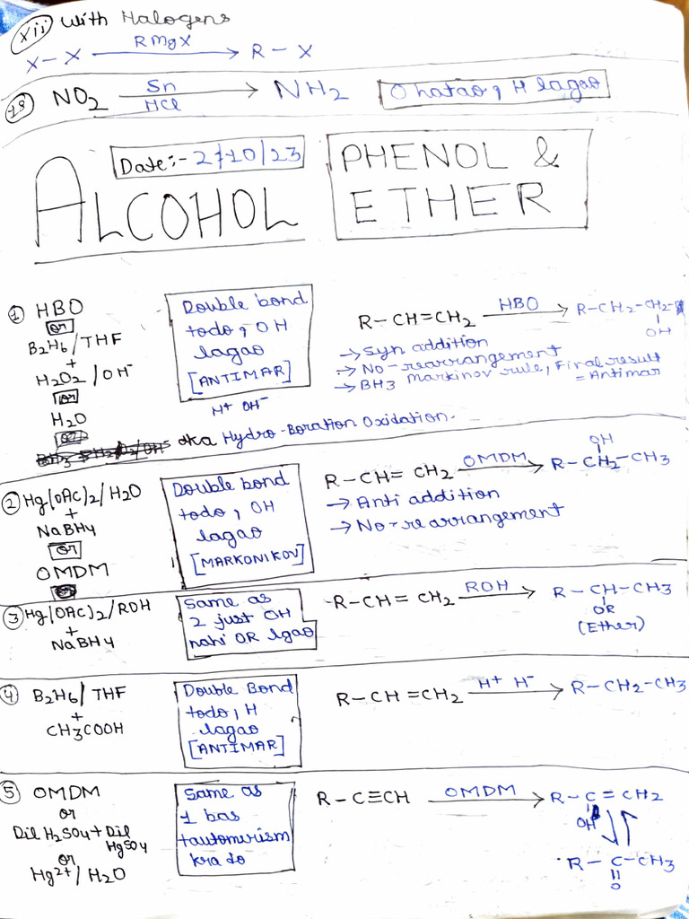 Yashraj - Alcohols, Phenols & Ether | PDF