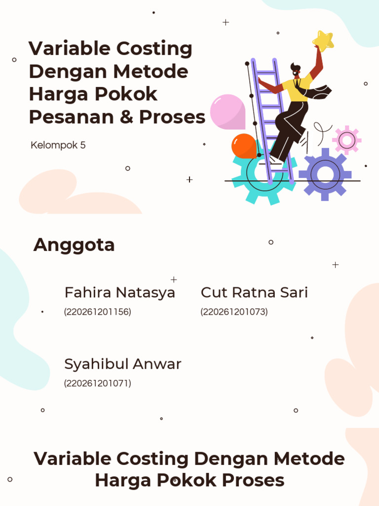 Variable Costing Dengan Metode Harga Pokok Pesanan & Proses (KLP 5) | PDF