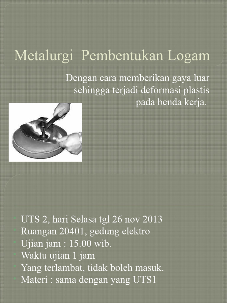 Proses Pembentukan Logam Pdf