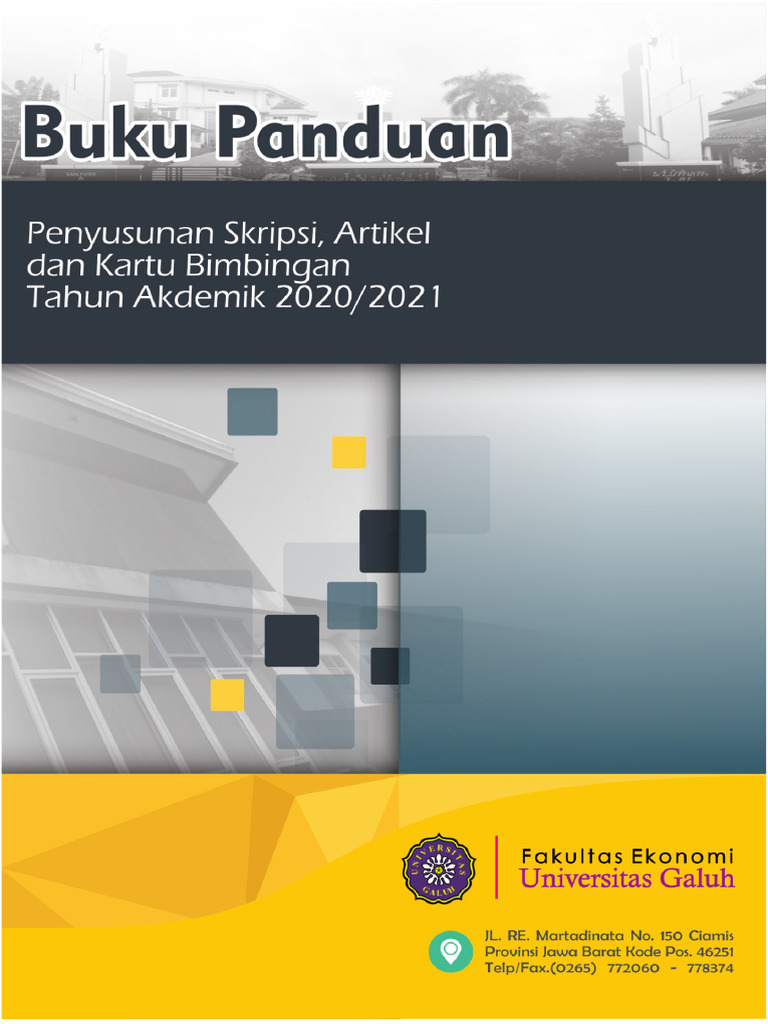 Panduan Skripsi 2020 - 2021 | PDF