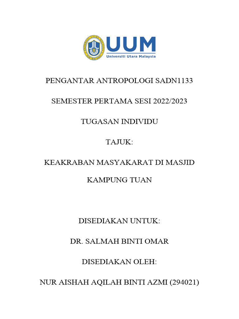 Antro Individu | PDF