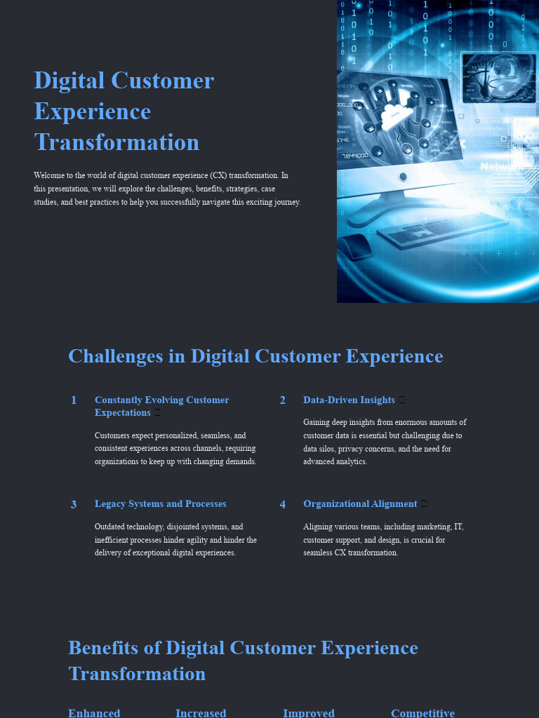 Digital Customer Experience Transformation | PDF
