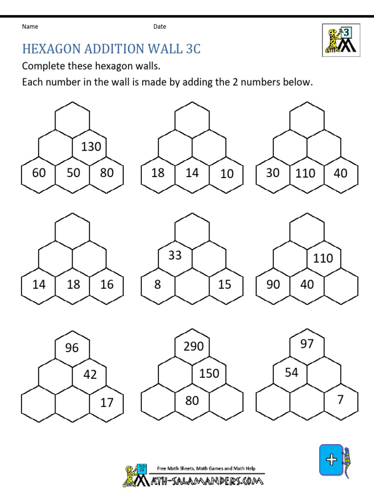 Hexagon Addition Wall 3c | PDF