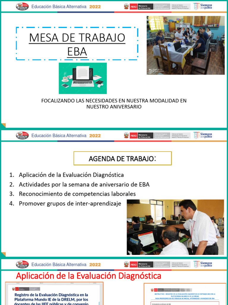 Actividades EBA Aniversario 2022 | PDF | Enseñando | Educación primaria