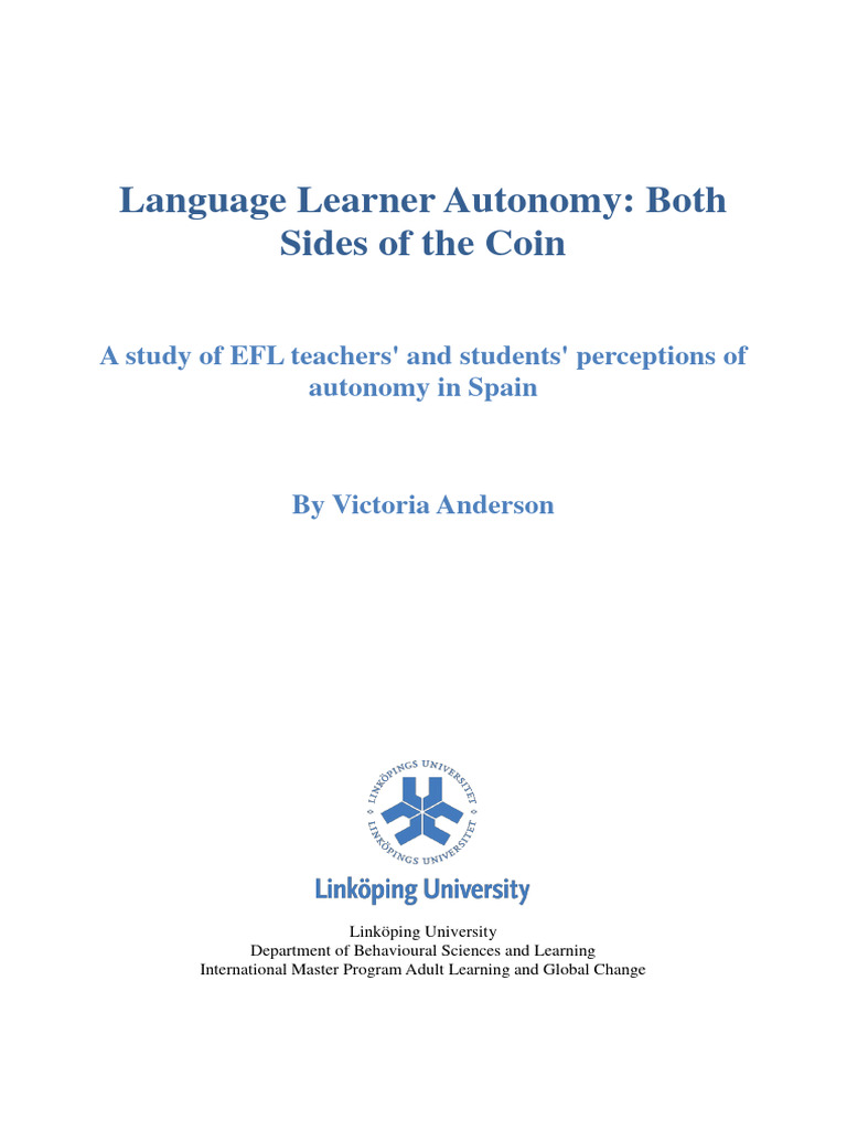 FULLTEXT01 | PDF | English As A Second Or Foreign Language | Constructivism (Philosophy Of ...