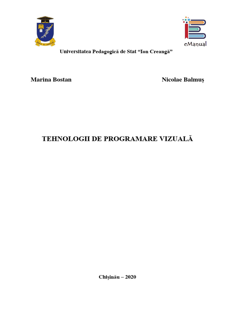 Tehnologii Programare Vizuala NoteCurs | PDF