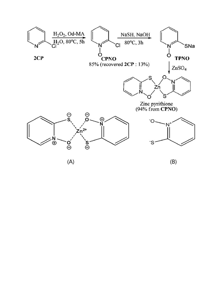Formation of Zinc Pyrithione | PDF