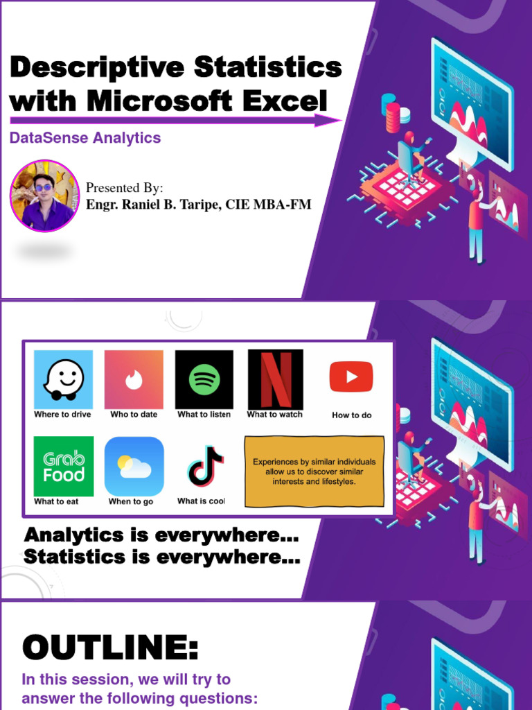 Fundamentals of Statistics With MS Excel | PDF | Mode (Statistics) | Quartile
