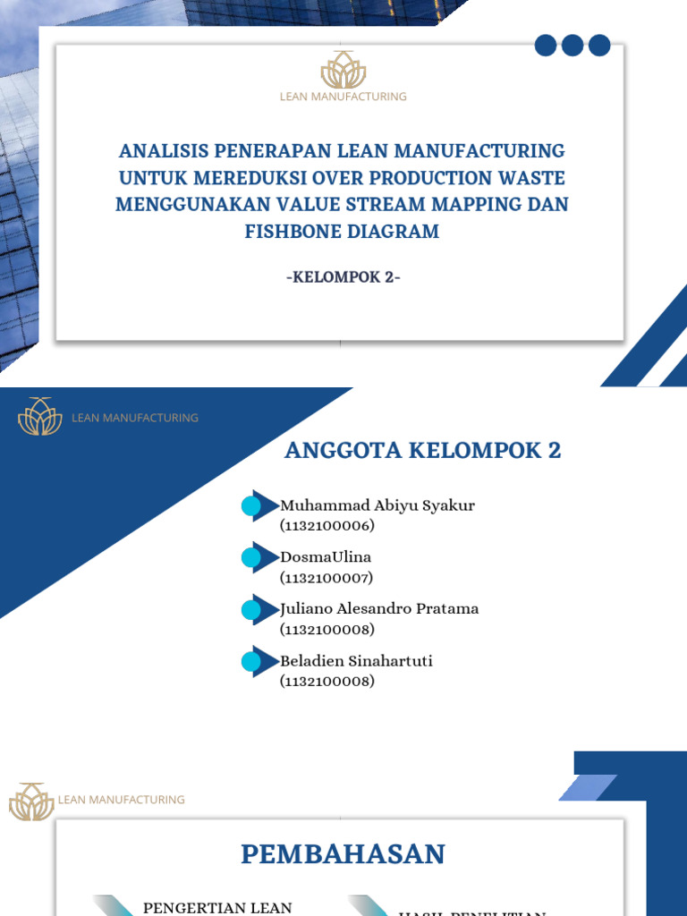 Lean Manufacturing-Kelompok 2 | PDF