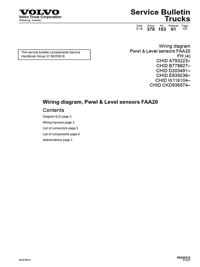 89245412-Wiring Diagram, PwwI & Level Sensors FAA20 (ENG) | PDF ...