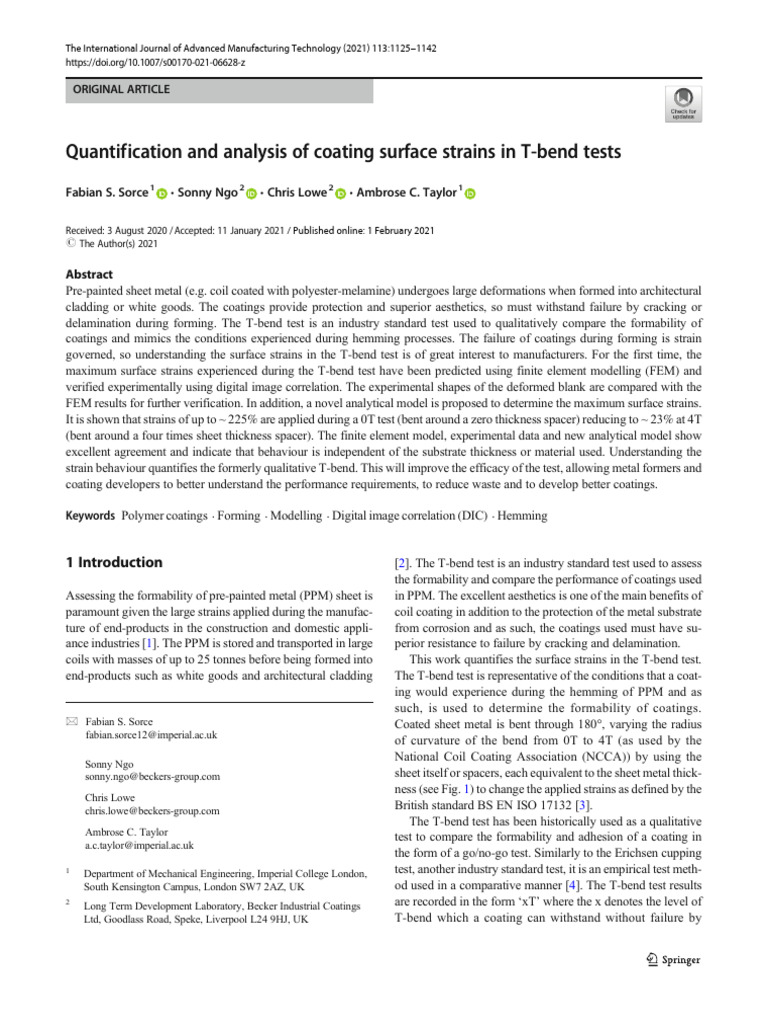 B. 2nd Month-2 (T-Bend) | PDF | Deformation (Engineering) | Sheet Metal