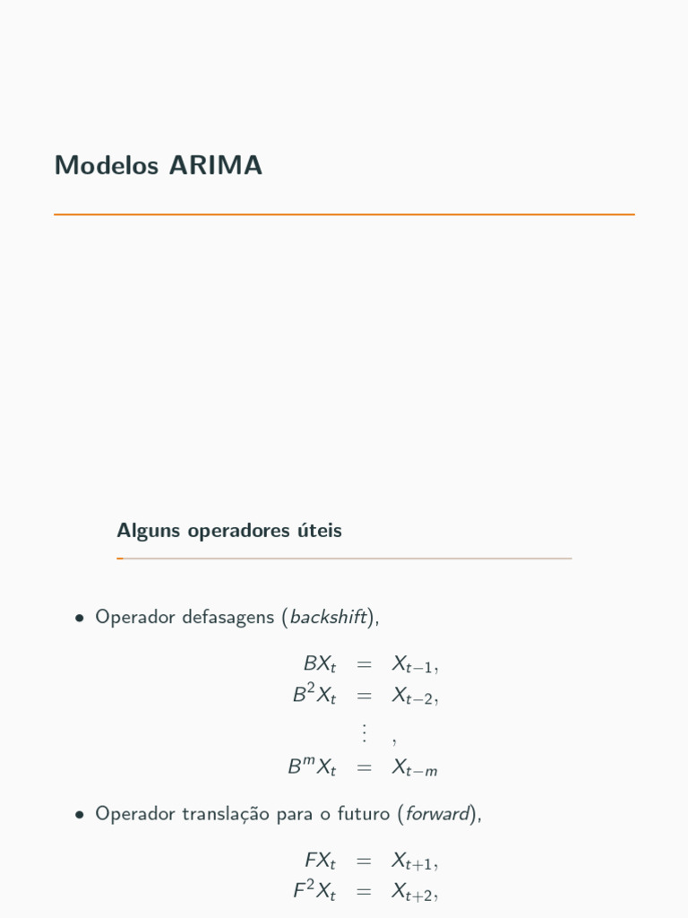 Modelos Arma e Arima | PDF