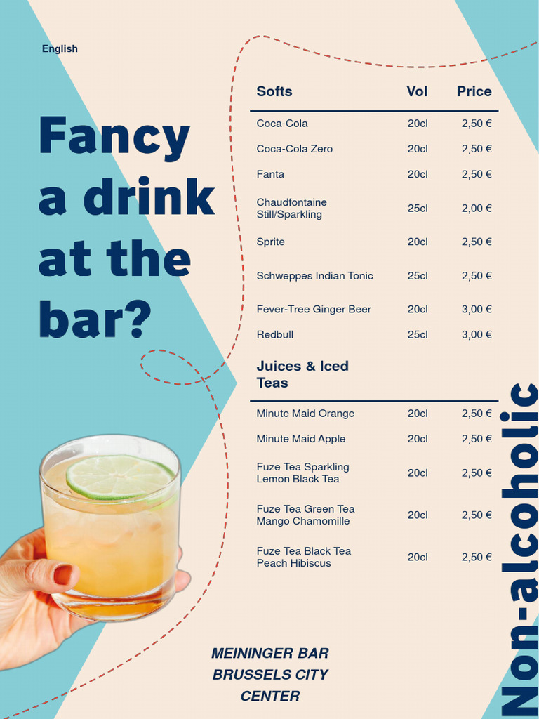 Bruxelles City Center Bar Menu | PDF