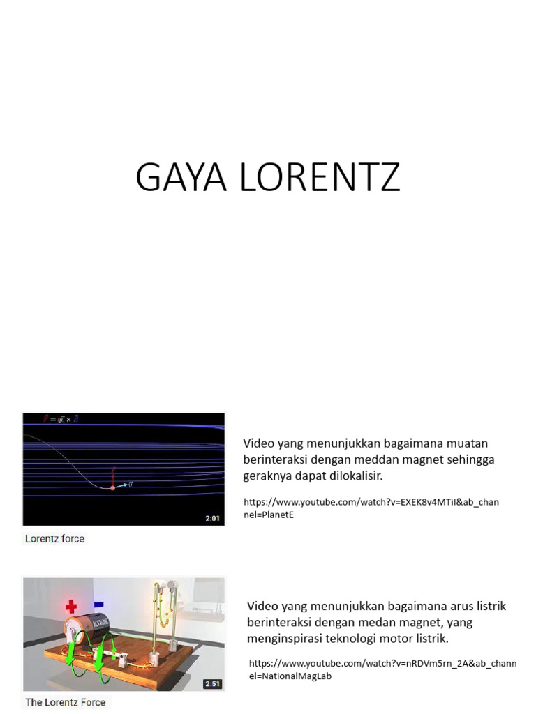 Gaya Lorentz | PDF