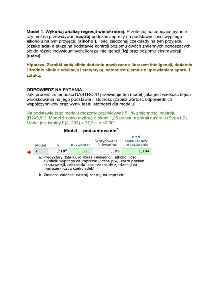 Kolokwium Notatki Statystyka | PDF