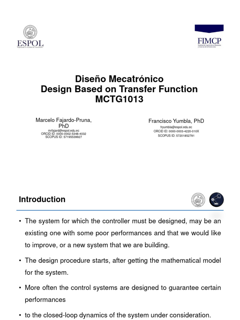 4.2 - Design Based On Transfer Function | PDF