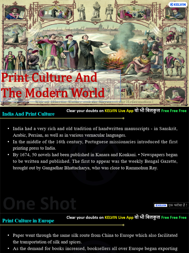 Understanding Print Culture Evolution | PDF | Books | Manuscript