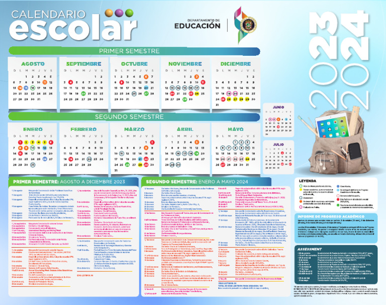 EDU-CALENDARIO ESCOLAR 2023-24-v15 | PDF